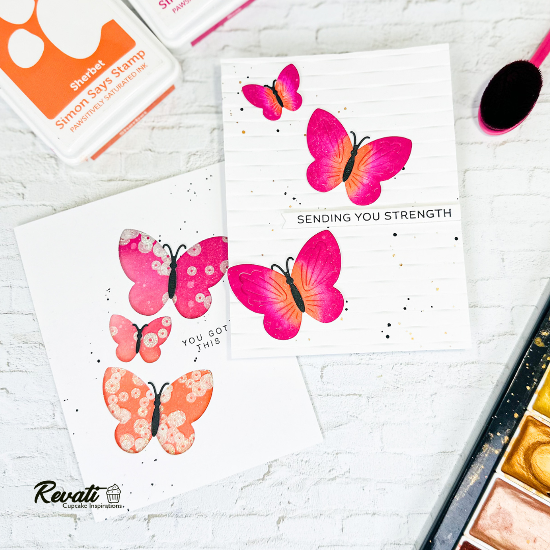 2 for 1 Cards | Butterfly Blossom | Waffle Flower – Home | RpShutterbug